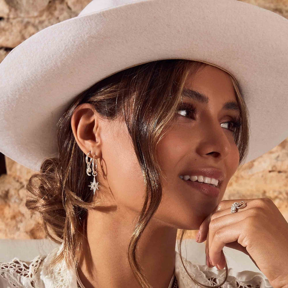 Lucky Star Hoop Earrings – ChloBo UK