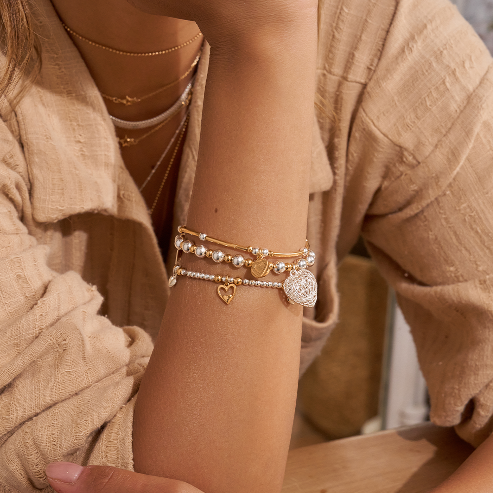 Mixed Metal Compassion Stack of 3 | ChloBo – ChloBo UK