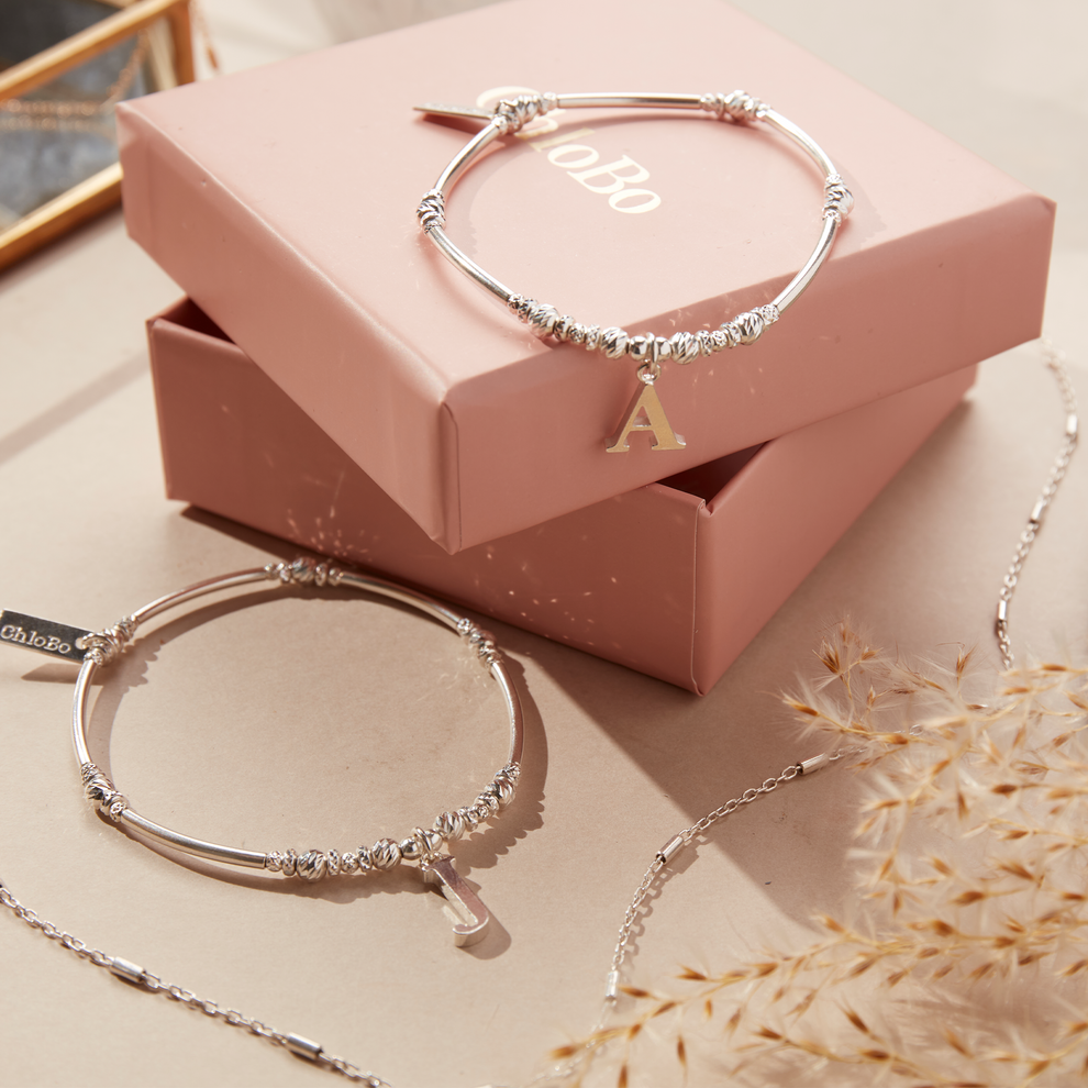 Initial Bracelet | Gold & Silver Initial Bracelet – ChloBo UK