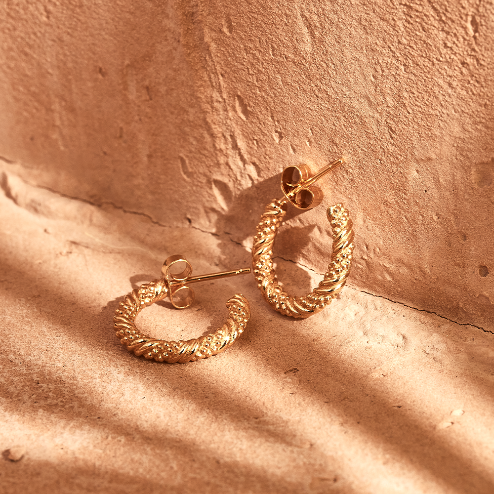 Entwined Passion Hoop Earrings | ChloBo – ChloBo UK