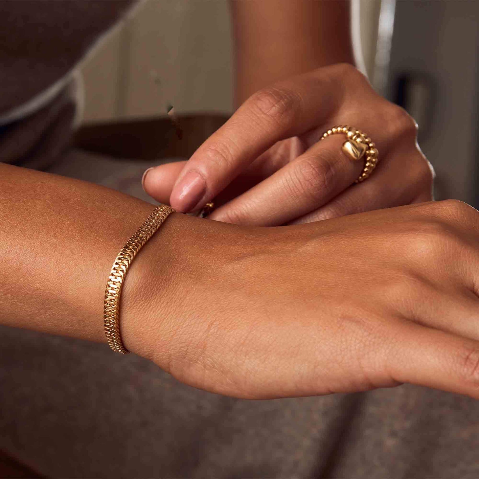 The Tide Bracelet | Solid Snake Chain | UK Made | ChloBo – ChloBo UK