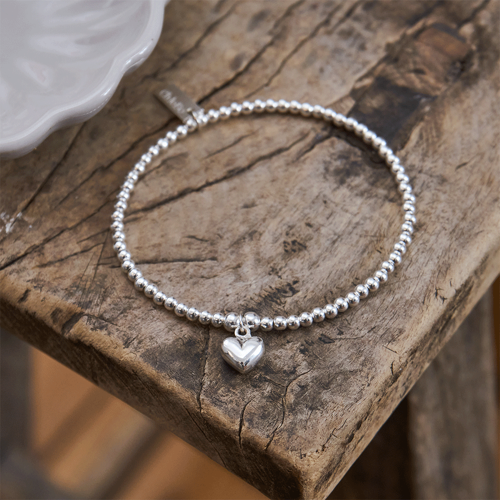 Cute Charm Puffed Heart Bracelet – ChloBo UK